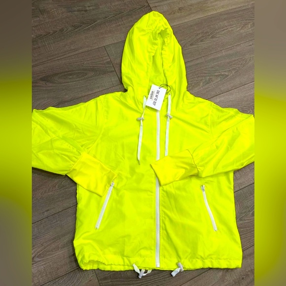 ZYIA | Jackets & Coats | Zyia Electric Yellow Bomber Jacket | Poshmark